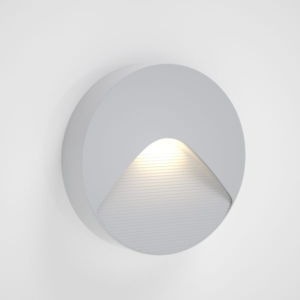 it-Lighting Horseshoe LED 2W 3CCT Outdoor Wall Lamp Grey D:12.8cmx3cm ...